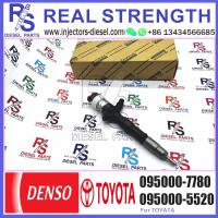 China 1KD Fuel Inyector Diesel Common Rail Injector 9709500-778 095000-7781 23670-30280 2367030280 095000-7780 for Toyota Hilu for sale