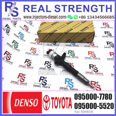 China 1KD Fuel Inyector Diesel Common Rail Injector 9709500-778 095000-7781 23670-30280 2367030280 095000-7780 for Toyota Hilu for sale