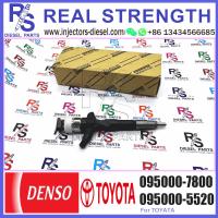 China common rail injector 23670-30310 095000-7800 injector for TOYOTA 2KD-FTV, D-4D, TRH2 injector nozzle 23670-30310 095000- for sale