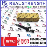 China Common rail diesel injector 23670-0R120 095000-7240 095000-7241 095000-7242 095000-7243 for Toyota Avensis / Verso 2.2 d for sale