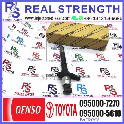 China Diesel Common Rail Fuel Injector 095000-7640 095000-7630 095000-7280 095000-7270 for TOYO-TA 23670-0R170 23670-09290 for sale