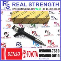 China 1AD-FTV 095000-7330 common rail injector 095000 7330 diesel nozzle injector 0950007330 for Toyota RAV4 2.0 D for sale