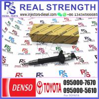 China diesel fuel engine injector 095000-7670 23670-09280 for engine high pressure pump engine injection injector 095000-7670 for sale