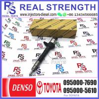 China injector nozzle 23670-0R050 23670-09270 injector for Toyota 1AD-FTV 2AD-FTV common rail injector 095000-6680 095000-7690 for sale