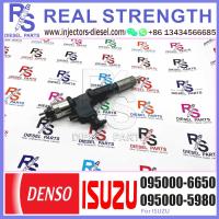 China common Rail Diesel Fuel Injector 8-98030550-4 8980305504 095000-6650 for 6WF1 Engine for sale