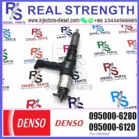 China Diesel Common rail Injector 095000-6280 6219-11-3100 for excavator SAA6D170 HD785-7 PC650-8R for sale
