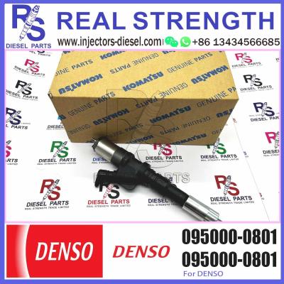 China Diesel Fuel Common Rail Injector 095000-1211 6156-11-3300 095000-1210 095000-0800 095000-0801 for Komat-su PC400-7 PC450 for sale