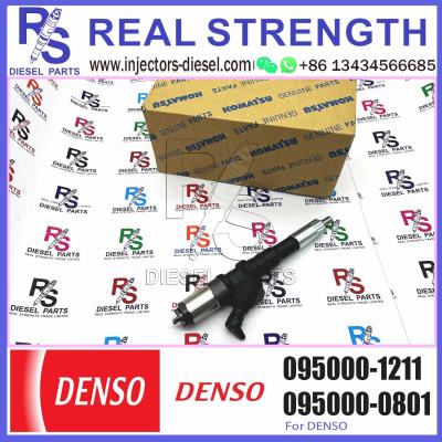 China ommon Rail Diesel Fuel Injector 095000-1210 095000-1211 For KOMATSU Excavator 6156-11-3300 6156-11-3301 for sale