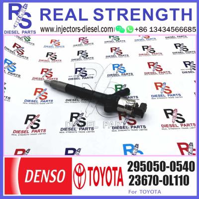 China Genuine and New Common rail injector 295050-0810 SM295050-0810 295050-0540 for TO/YOTA 2KD Injector 23670-0l110 23670-09 for sale