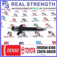 China Genuine and New Common rail injector 295050-0810 SM295050-0810 295050-0540 for TO/YOTA 2KD Injector 23670-0l110 23670-09 for sale