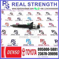 China Diesel engine 23670-30050 23670-39096 fuel injector 095000-5881 for sale