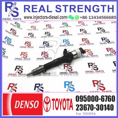 China Common Rail Fuel Injector 23670-30140 095000-6760 for 1KD/2KD-FTV for sale