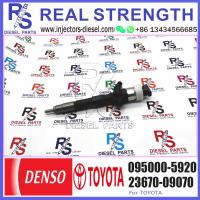 China Common Rail Injector 23670-30110 095000-6180 095000-5920 for Diesel Engine 1KD-FTV for sale