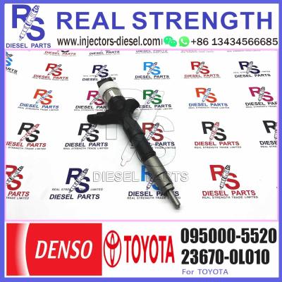 China High Quality diesel fuel injector 095000-5520 For TOYOTA HILUX 2KD-FTV 23670-0L010 for sale