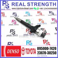 China Huida Genuine And OEM Fuel Diesel Common Rail Injector 23670-30250 095000-7420 For Toyota Hiace 2.5 D-4D 2KD-FTV for sale