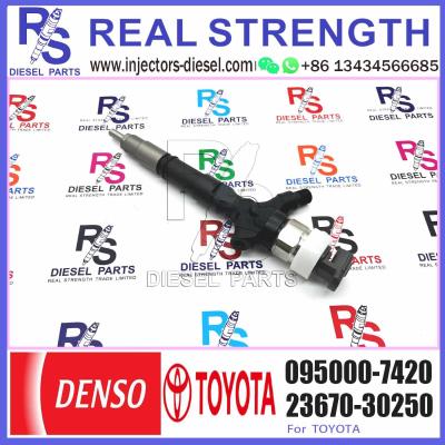 China Huida Genuine And OEM Fuel Diesel Common Rail Injector 23670-30250 095000-7420 For Toyota Hiace 2.5 D-4D 2KD-FTV for sale
