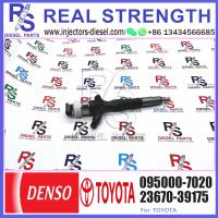 China Hot Selling Diesel Injector 23670-39175 Common Rail Injector 095000-7020 for sale