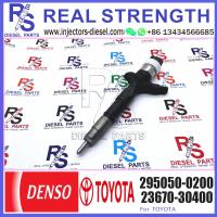 China Hot Selling Genuine New Diesel Fuel Injector 295050-0460 295050-0200 For Toyata Car 23670-30400 23670-30440 23670-39435 for sale