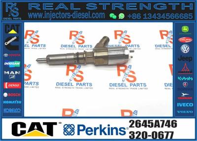 China Excavator CAT C6.6 Engine Fuel Injector Engine Part number 320-0677 2645A746 for sale