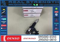 China New Original Fuel Injector 095000-6593 23670-E0010 23670E0010 High-Speed Steel Engine Parts for sale