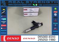 China New Original Fuel Injector 095000-6593 23670-E0010 23670E0010 High-Speed Steel Engine Parts for sale
