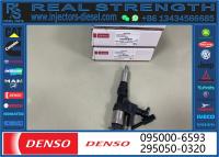 China New Original Fuel Injector 095000-6593 23670-E0010 23670E0010 High-Speed Steel Engine Parts for sale