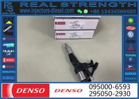 China New Original Fuel Injector 095000-6593 23670-E0010 23670E0010 High-Speed Steel Engine Parts for sale