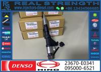 China Genuine Injector 23670-E0340 23670-E0341 095000-5220 095000-5221 095000-5229 23910-1240 for DENSO Hino 700 Series 12.9d E13C for sale
