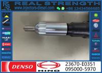 China Diesel Fuel Injector 095000-7172 23670-E0370 095000-5215 23670-E0351 Common Rail Injector Stainless Steel for Engine Replacement for sale