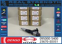 China New Common Rail Fuel Injector 095000-5400 095000-5405 Stainless Steel OEM for HINO for S05C S05D 23670-E0281 23670-78052 for sale