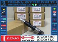 China New Common Rail Fuel Injector 095000-5400 095000-5405 Stainless Steel OEM for HINO for S05C S05D 23670-E0281 23670-78052 for sale