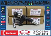 China Truck Engine Parts Common Rail Diesel Fuel Injector 095000-5960 23670-E0301 0950005960 23670E0301 for sale
