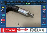 China Fuel Injector 095000-6350 diesel Injector 095000-6353 095000-6350 095000-6352 for Kobelco Hino JQ5E/J06 for sale
