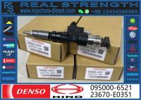 China diesel Fuel Injector Sprayer 095000-6521, 095000-6520, 23670-79026 23670-E0091 095000-652# 0950006521 100% New for sale