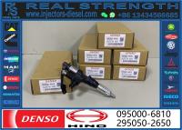 China 095000-6810 Fuel Injector 23670-E0201 23670-E0203 095000-6813 for Hino J08E J08C 6-Cylinder Common Rail Diesel Engine for sale
