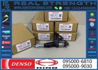 China 095000-6810 Fuel Injector 23670-E0201 23670-E0203 095000-6813 for Hino J08E J08C 6-Cylinder Common Rail Diesel Engine for sale