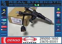 China Common Rail Injector 295050-1650 23670-E0600 for Hino Truck Excavator Engines. for sale