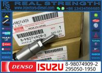 China Truck Engine Parts Common Rail Diesel Fuel Injector 095000-8030 8-98074909-2 0950008030 8980749092 for sale