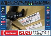 China Truck Engine Parts Common Rail Diesel Fuel Injector 095000-8030 8-98074909-2 0950008030 8980749092 for sale