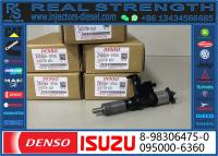 China High Quality Common Rail Injector 295050-2260 Diesel Injector 8-98306475-0 8983064750 for 4HK1 6HK1 for sale