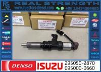 China Denso Isuzu Hitachi Diesel Fuel Injector New 295050-1560 295050-2870 8982592870 for ZX490-5A ZX470-5A 6WG1-TC 6WF1 Truck for sale