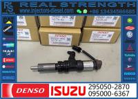 China Denso Isuzu Hitachi Diesel Fuel Injector New 295050-1560 295050-2870 8982592870 for ZX490-5A ZX470-5A 6WG1-TC 6WF1 Truck for sale