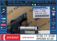 China 095000-0801 Fuel Injector 6156-11-3100 DCRI100801 for Komatsu PC450 SAA6D125E-3 11.0L Tier 3 Euro 3 Common Rail Diesel Engine for sale