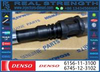 China 095000-0801 Fuel Injector 6156-11-3100 DCRI100801 for Komatsu PC450 SAA6D125E-3 11.0L Tier 3 Euro 3 Common Rail Diesel Engine for sale