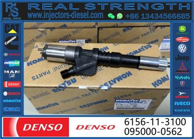 China 095000-0801 Fuel Injector 6156-11-3100 DCRI100801 for Komatsu PC450 SAA6D125E-3 11.0L Tier 3 Euro 3 Common Rail Diesel Engine for sale