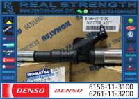 China 095000-0801 Fuel Injector 6156-11-3100 DCRI100801 for Komatsu PC450 SAA6D125E-3 11.0L Tier 3 Euro 3 Common Rail Diesel Engine for sale
