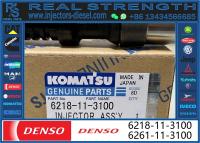 China 095000-0801 Fuel Injector 6156-11-3100 DCRI100801 for Komatsu PC450 SAA6D125E-3 11.0L Tier 3 Euro 3 Common Rail Diesel Engine for sale