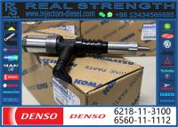 China 095000-0801 Fuel Injector 6156-11-3100 DCRI100801 for Komatsu PC450 SAA6D125E-3 11.0L Tier 3 Euro 3 Common Rail Diesel Engine for sale