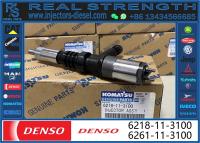 China 095000-0801 Fuel Injector 6156-11-3100 DCRI100801 for Komatsu PC450 SAA6D125E-3 11.0L Tier 3 Euro 3 Common Rail Diesel Engine for sale