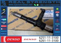 China New Diesel Fuel Common Rail Injector Model 095000-6070 095000-6071 6251-11-3100 PC350-7 & PC400-7 for sale